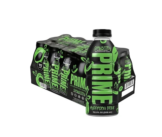 PRIME HYDRATION DRINK GLOWBERRY 500ml x 12 - 1 Case/Pack of 12 £85.00 ...