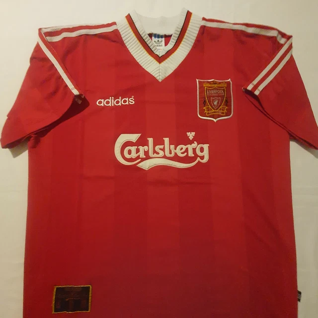 LIVERPOOL 1995-96 HOME Football shirt (Adidas Carlsberg - XXL ORIGINAL ...