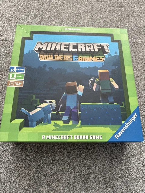 RAVENSBURGER MINECRAFT BUILDERS and Biomes Strategy Board Game - Used ...