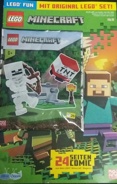 LEGO MAGAZIN COMIC Minecraft 11 mit Minifigur Skelett und TNT EUR 5,10 ...
