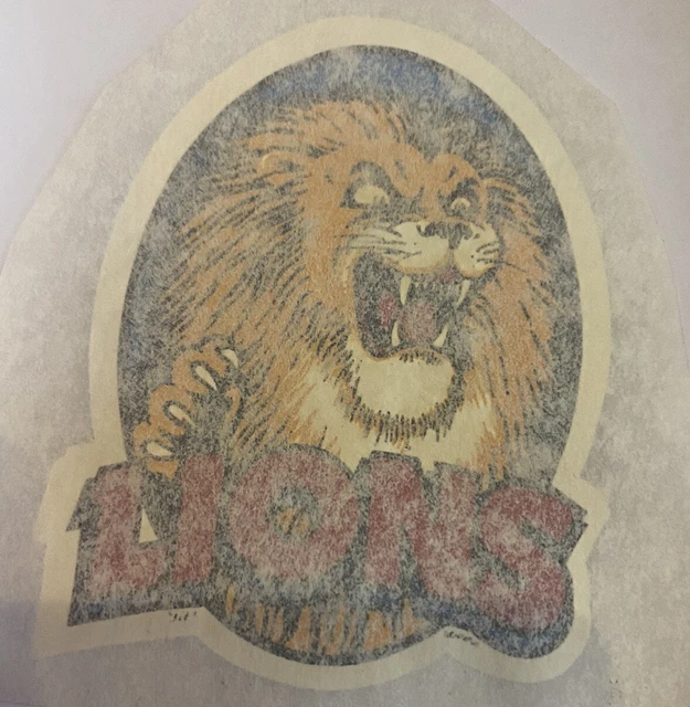 FITZROY LIONS 1970’S Vintage Iron On/Transfer Logo ~ Memorabilia $5.00 ...