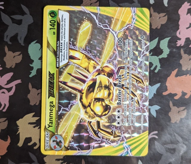 YANMEGA BREAK 8/114 Full Art Ultra Rare XY Steam Siege Pokemon Card ...