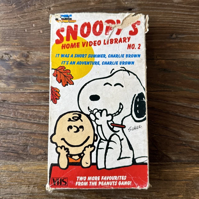 SNOOPY’S HOME VIDEO Library No.2 Charlie Brown Peanuts Rare VHS Copy £ ...