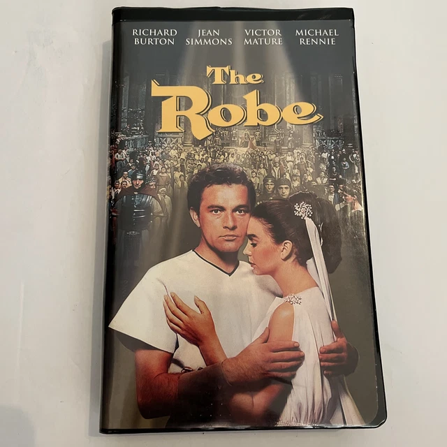 THE ROBE (VHS, 1987, CBS Fox) Clamshell Richard Burton, Jean Simmons ...