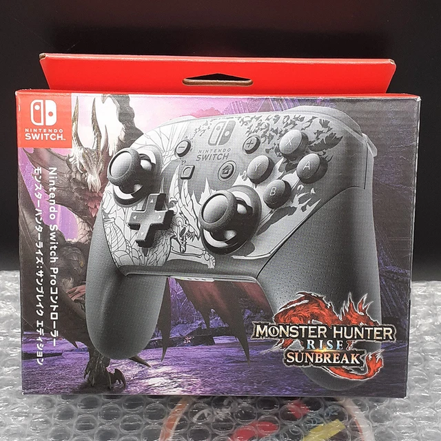 PRO CONTROLLER - MONSTER HUNTER RISE SUNBREAK Switch NINTEL JAPAN NEW ...