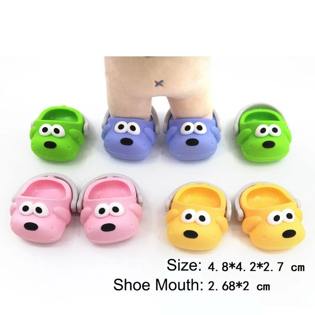 MULTICOLOR DOLL SLIPPERS Dolls Accessories for Labubu Ragdoll 14inch ...