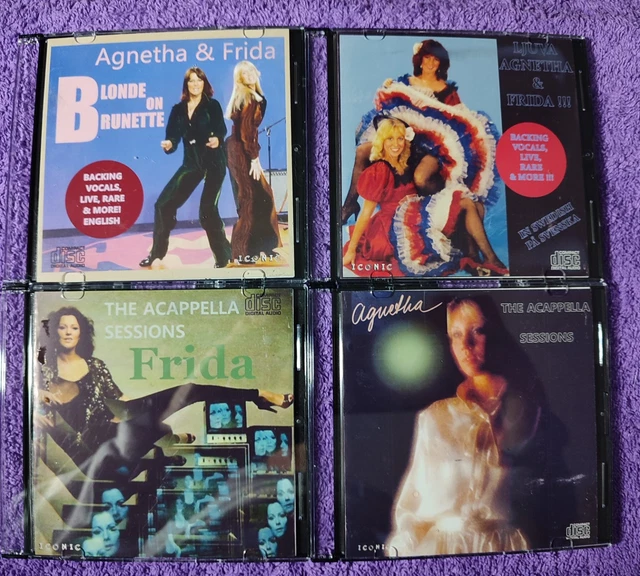 AGNETHA FRIDA ABBA Set 4 CDs Acappella Sessions + Backing Vocals Rare ...
