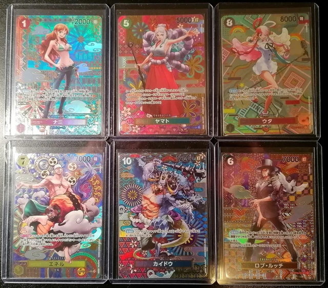 LOTTO 6 CARTE - One Piece Card Game - TGC - OP05 SP - Awakening of the ...