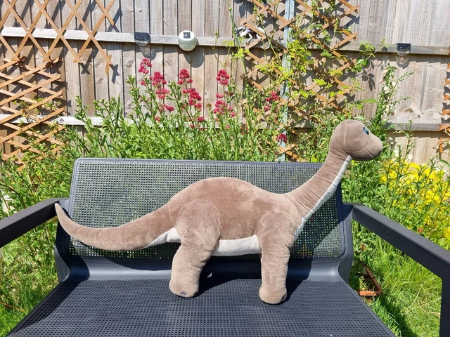 IKEA DINOSAUR PLUSH Jattelik Brontosaurus Soft Toy 22 inches Tall Large ...