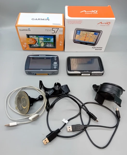 GARMIN NAVMAN SAT Nav GPS Nuvi 57 / M448 with accessories Boxed SPARES ...