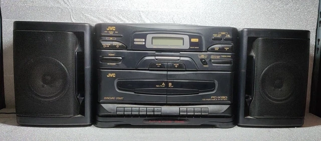 JVC PC-X130 VINTAGE Cd Cassette Tuner Boom Box Stereo Radio 90s Spares ...
