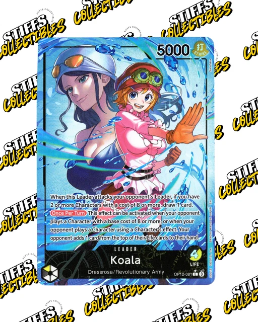 KOALA OP12-081 ALT Art Leader English One Piece Tcg $45.00 - PicClick AU