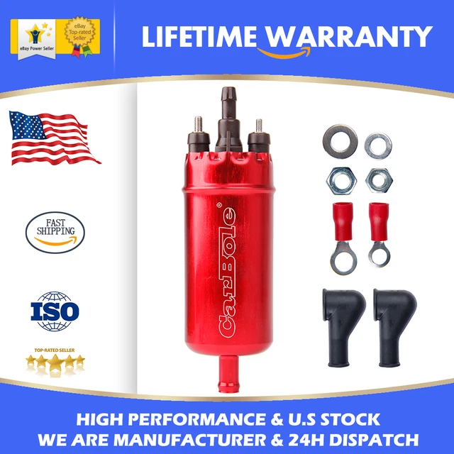 EXTERNAL INLINE HIGH Pressure EFI Fuel Pump Replace For Walbro Kits 45 ...