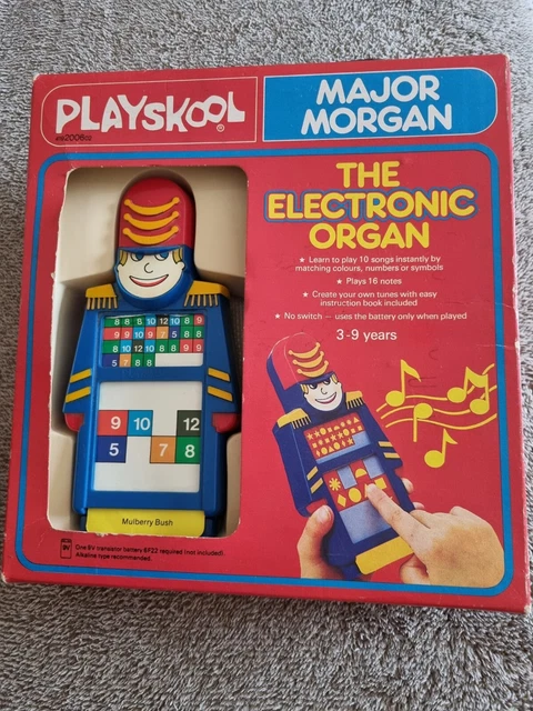 PLAYSKOOL MAJOR MORGAN - vintage music toy £19.00 - PicClick UK