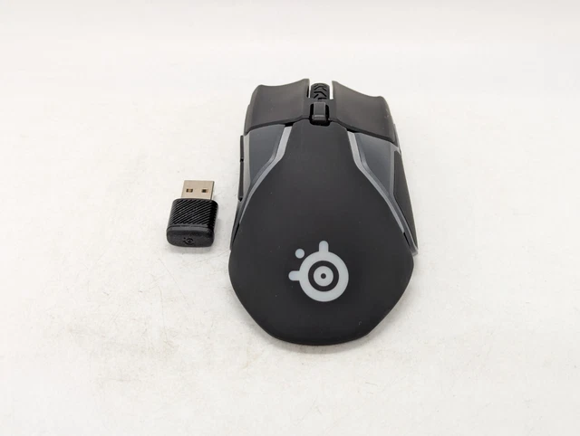 STEELSERIES RIVAL 650 Quantum wireless gaming mouse black + USB dongle ...
