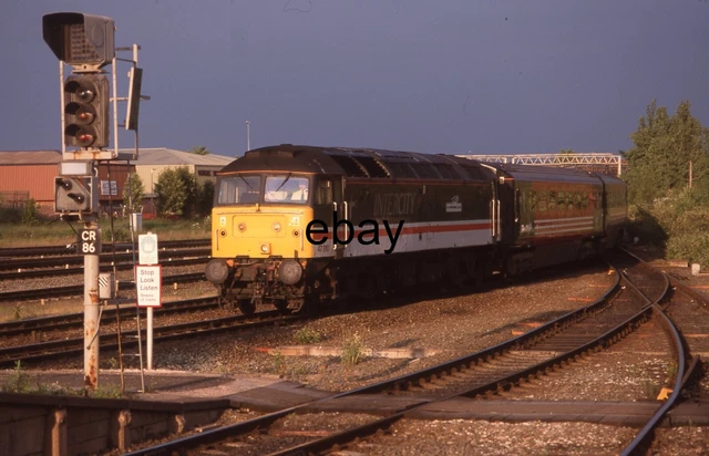 35MM RAILWAY SLIDE - BR Intercity Diesel Electric Loco Class 47. 47810 @ Chester £3.25 - PicClick UK