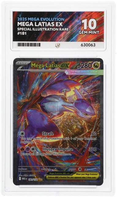 POKEMON | MEGA Evolution (2025) | Mega Latias ex | 181/132 Ace 10 £126. ...