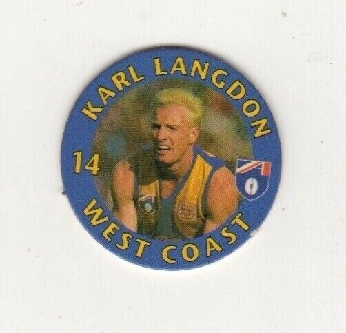 AFL WEST COAST Eagles pog - #14 Karl Langdon EUR 2,92 - PicClick FR