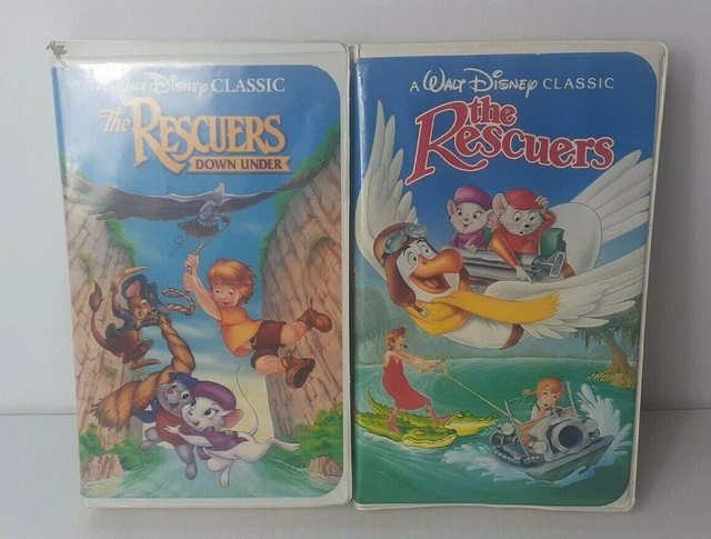 THE RESCUERS DOWN Under- Black Diamond VHS- Walt Disney Classic ...