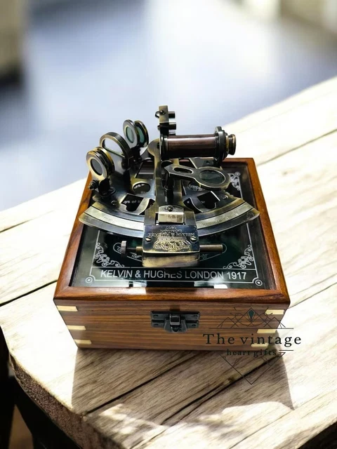 SEXTANT FONCTIONNEL EN laiton, sextant de navire astrolabe marin ...