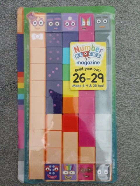 CBEEBIES NUMBERBLOCKS BUILD your own 26-29 (and 6-9 and 20 too ...