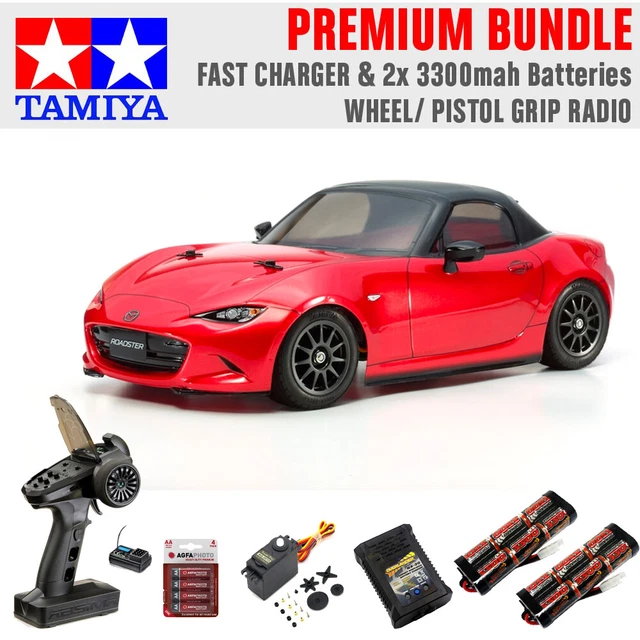 TAMIYA RC 58624 Mazda MX-5 M-05 1:10 Car Premium Wheel Bundle £214.95 ...