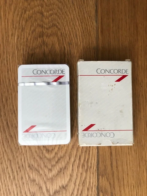 BRITISH AIRWAYS CONCORDE playing cards - Landor livery - sealed £15.00 ...