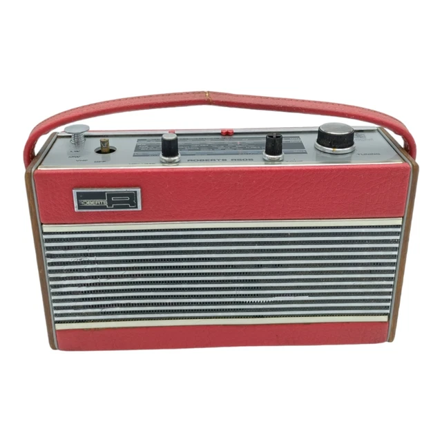ROBERTS RADIO MODEL R505 Untested Spares Or Repairs Prop Red 3 Band LW ...
