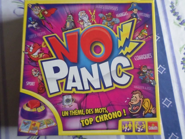 JEU DE SOCIÉTÉ No panic, jeu de déduction, éds Goliath, 2006, incomplet ...