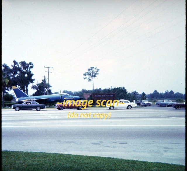 NAVY BLUE ANGELS Aircraft NAS Jacksonville Florida in 1960s, Original ...