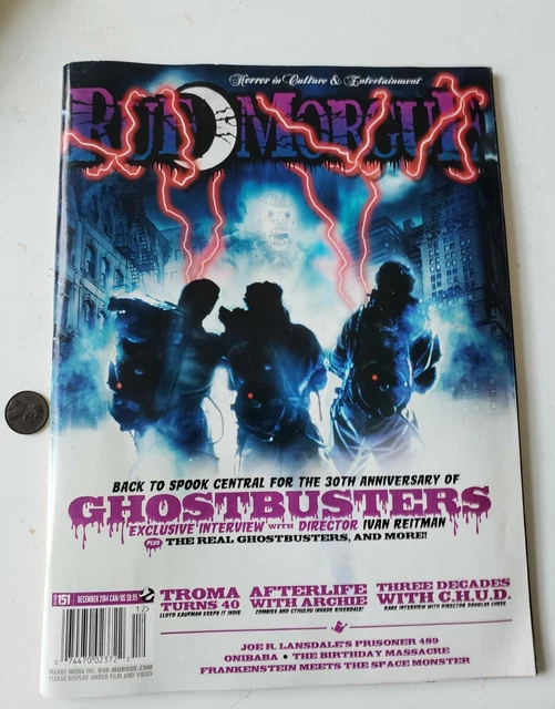 RUE MORGUE #151 December 2014 Horror Magazine Ghostbusters C.H.U.D ...