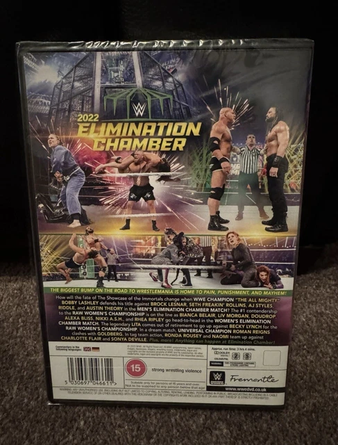 WWE ELIMINATION CHAMBER 2022 Dvd Brand New £3.83 - PicClick UK