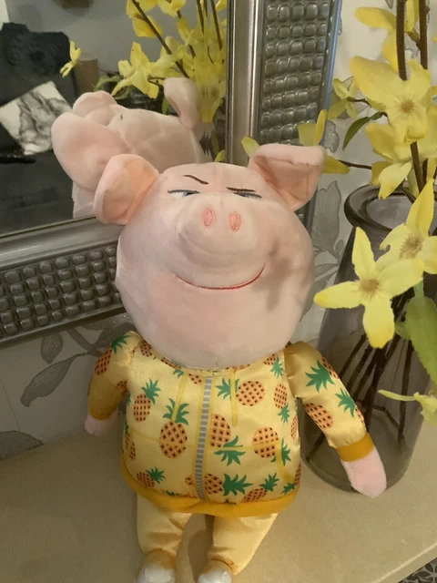 SING 2 GUNTER Soft Toy Yellow Pig 12" Plush £5.99 - PicClick UK