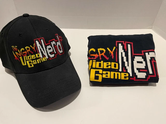 VTG ANGRY VIDEO Game Nerd AVGN Fan Merch ScrewAttack ball Cap Hat L ...
