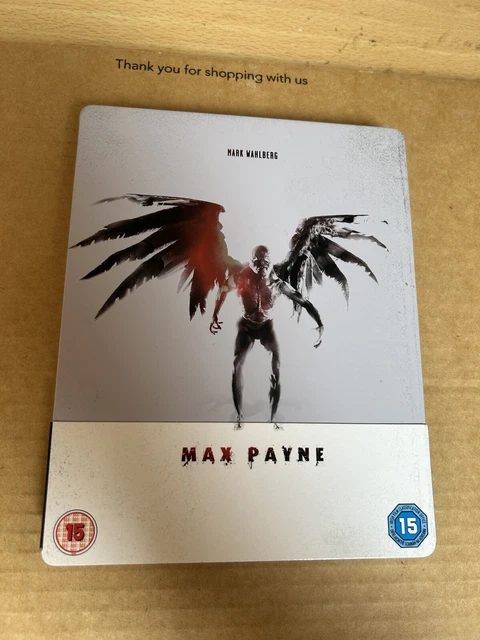 MAX PAYNE - UK Reg B BLU RAY STEELBOOK Mark Wahlberg Action Rare! VGC ...