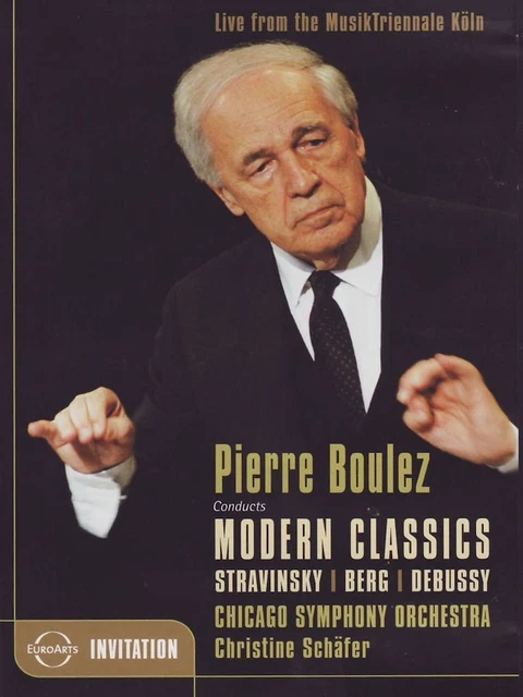 PIERRE BOULEZ CONDUCTS Modern Classics (DVD) Pierre Boulez Christine Schafer £4.86 - PicClick UK