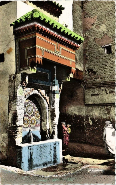 CPA AK MAROC FEZ - Fontaine Nedjarine (796335) $10.23 - PicClick CA