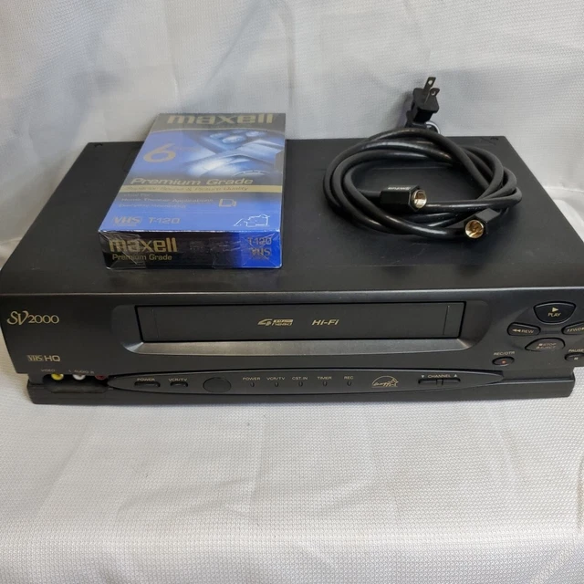 PHILIPS SV2000 4 Head VHS VCR Video Player Recorder SVA106AT22 *No ...