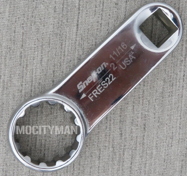 SNAP ON TORQUE Adapter - 3/8" Drive - 11/16" #22 Spline FRES22 Dated ...