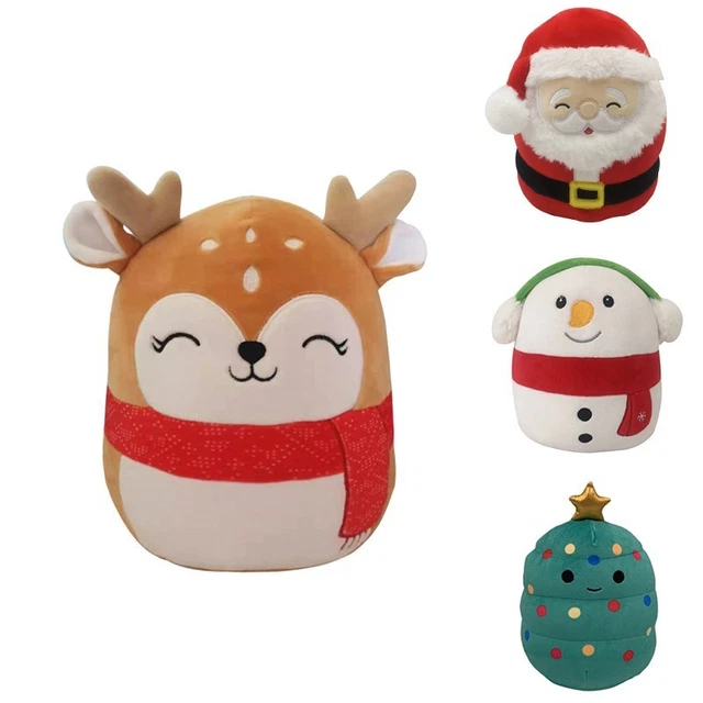 SQUISH MALLOW PLUSH Toy Xmas Santa Claus Stuffed Animal Doll Kids ...