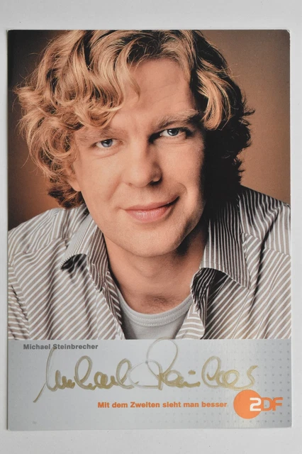 MICHAEL STEINBRECHER - ZDF Sportstudio - original Autogramm - - ca ...