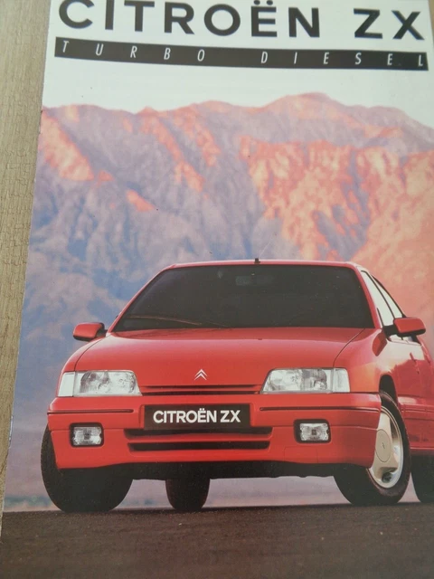 CITROEN - CATALOGUE - Pub - Brochure - Zx EUR 12,53 - PicClick FR