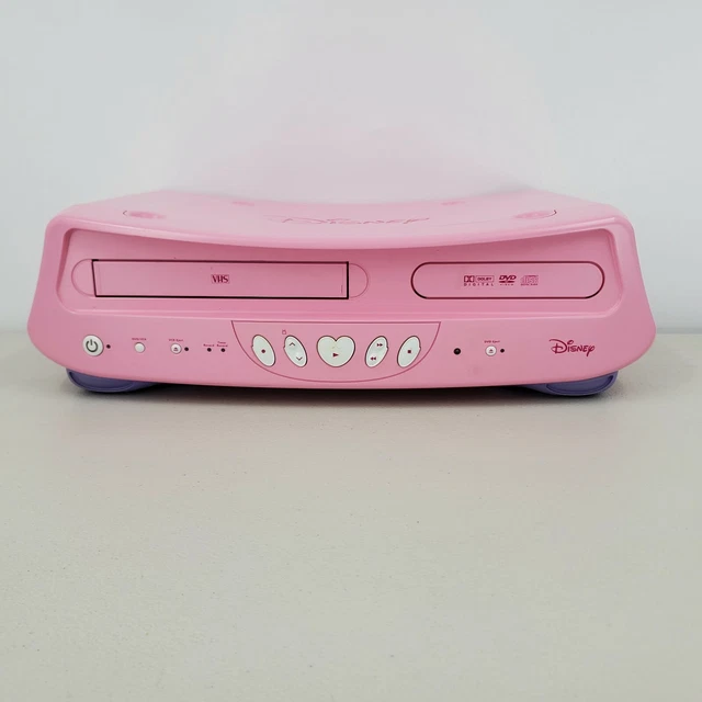 DISNEY PRINCESS VHS DVD VCR Combo Player and Recorder DVD-2100P No ...
