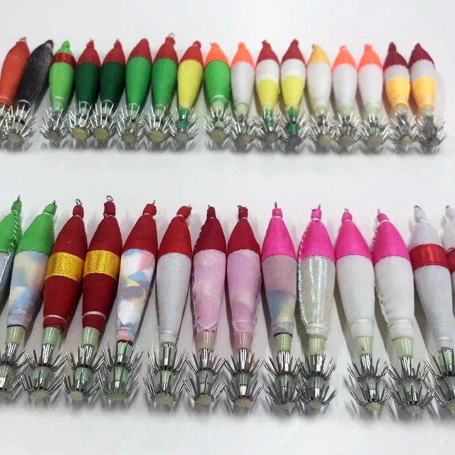 30 PIECES OF 2.5 size floating squid lures for squid fishing, such as ...