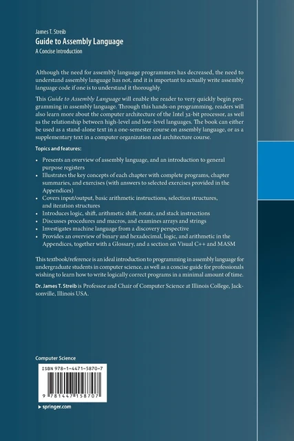GUIDE TO ASSEMBLY Language, A Concise Introduction by James T. $93.00 - PicClick AU