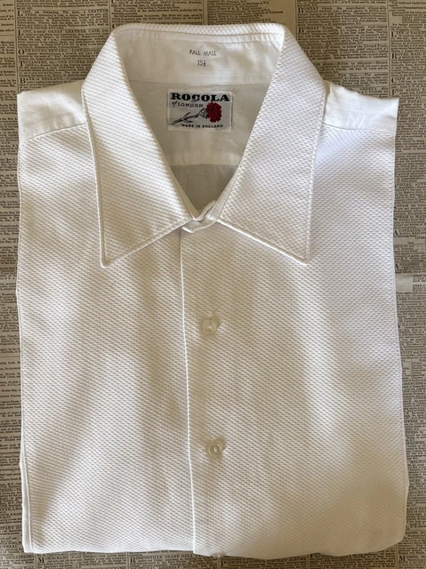 ROCOLA OF LONDON dress shirt. C15.5” £16.14 - PicClick UK