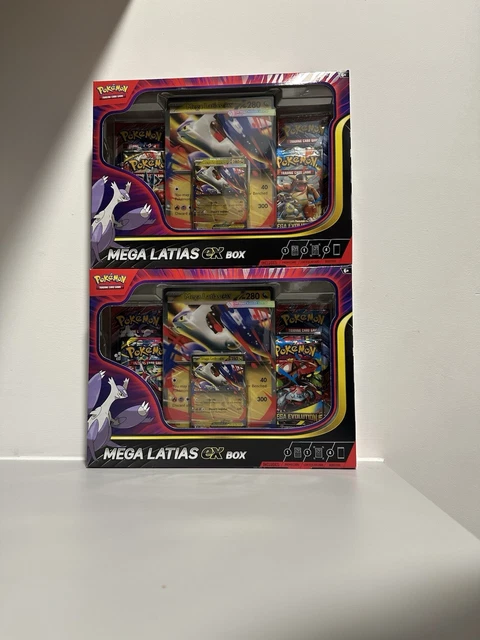 2X POKEMON TCG Mega Evolution Mega Latios EX Box - Sealed - In Hand £52 ...