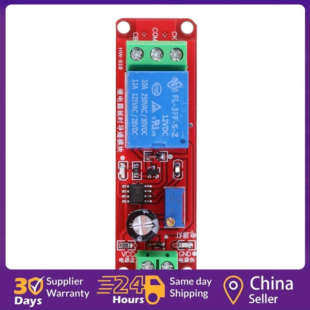 Ne555 Delay Timer Relay Switch Module 0 10s Electronic Components 12v Eur 611 Picclick Fr