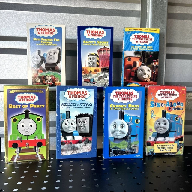LOT DE 7 VHS Thomas the Tank Engine and Friends Alec Baldwin George ...