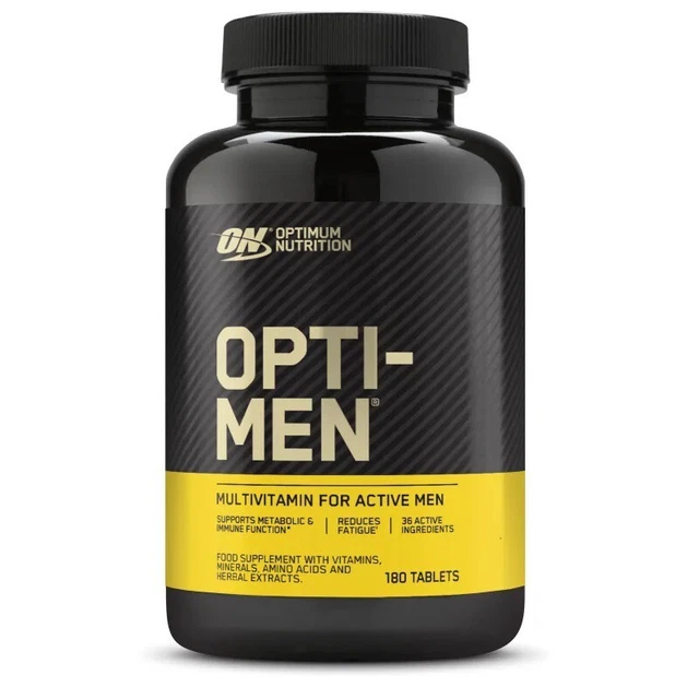 OPTIMUM NUTRITION OPTI-MEN (multivitamin for active men), 180 tablets £33.05 - PicClick UK